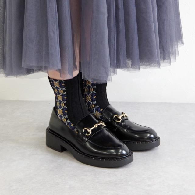 ファビオ ルスコーニ（FABIO RUSCONI）/厚底ビットローファー 6471