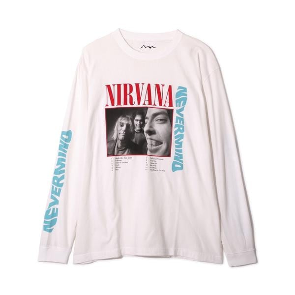 マナスタッシュ（Manastash）/NIRVANA／ニルヴァーナ／NEVERMIND L／S TEE／コラボロンT