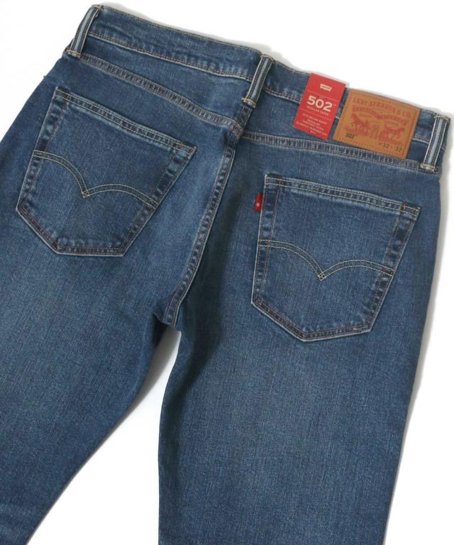 リーバイス（Levi’s）/【程よい厚みと伸縮性】 502 ストレッチ デニム レギュラーテーパード メンズ レディース