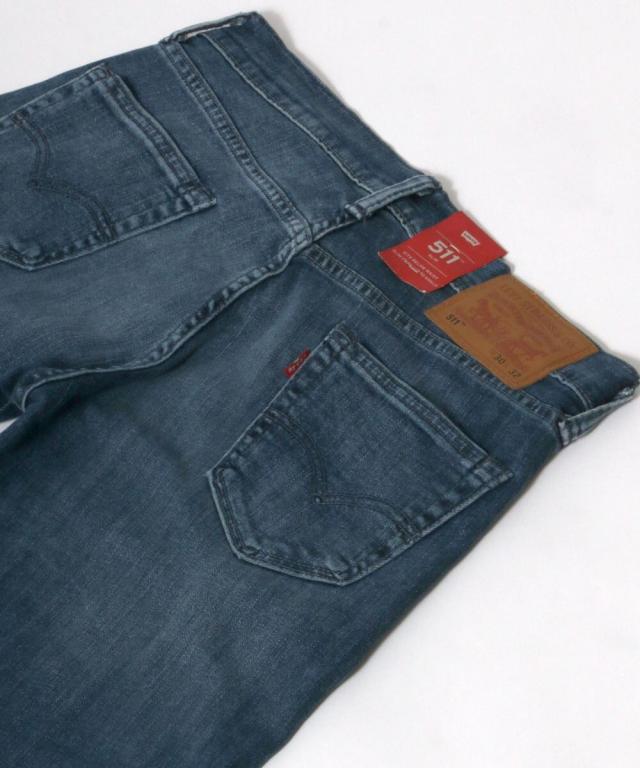 リーバイス（Levi’s）/【特殊構造で柔らかく履き心地の良い生地】511 スリムストレート ウォッシュ加工デニム