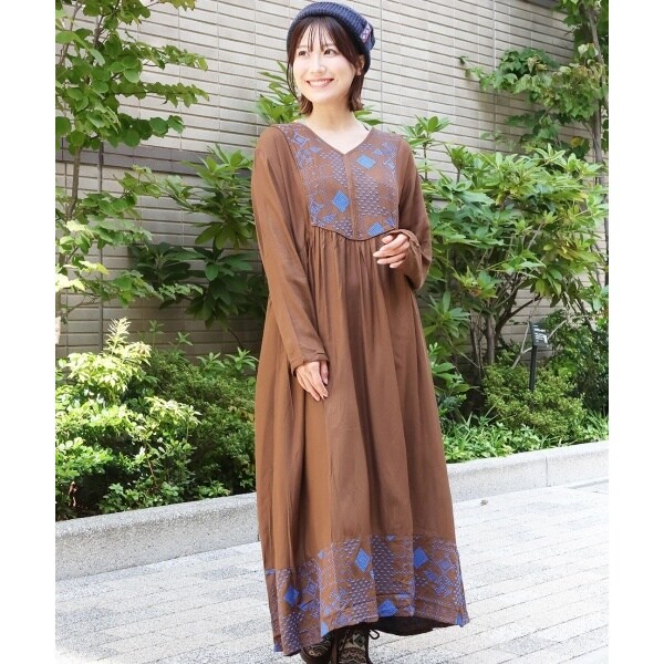 チチカカ（titicaca）/Shanti Shanti ジオメトリーワンピース【WEB限定】