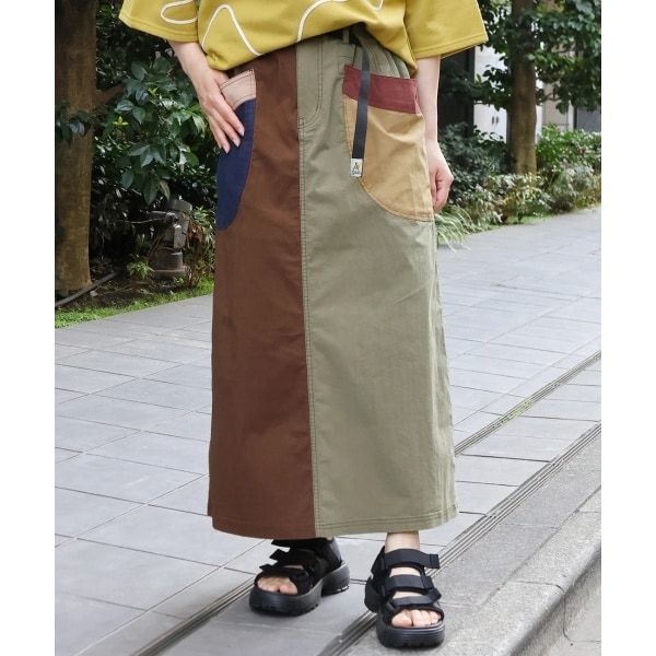 チチカカ（titicaca）/go slow caravan コットンナイロン脇ポケクレイジースカート【WEB限定】