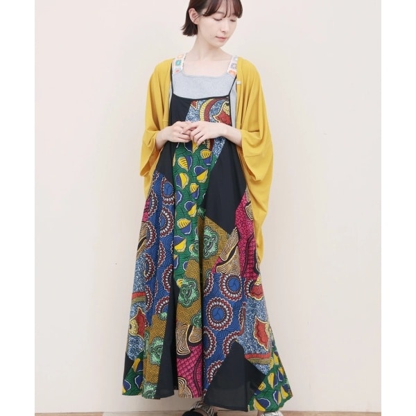 チチカカ（titicaca）/アフリカンパッチキャミソールワンピース