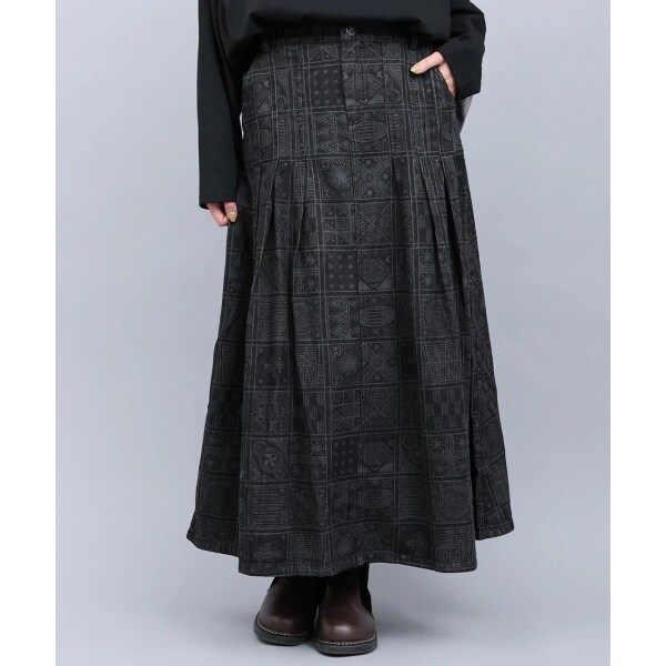 チチカカ（titicaca）/アディレプリントデニムスカート