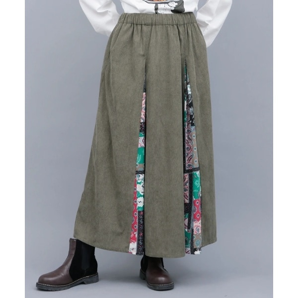 チチカカ（titicaca）/コーデュロイマチ切替スカート