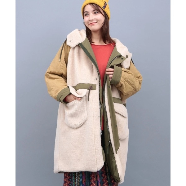 チチカカ（titicaca）/ボア×キルトリバーシブルコート