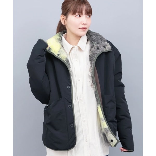 チチカカ（titicaca）/Duckster ナイロン×ボアリバーシブルジャケット