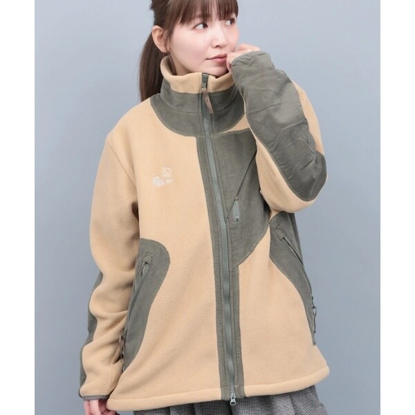 チチカカ（titicaca）/go slow caravan マイクロフリース×コーデュロイジャケット【WEB限定】