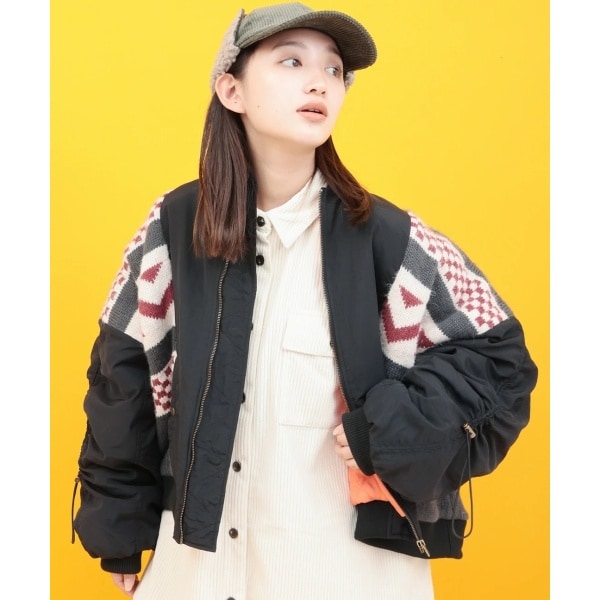 チチカカ（titicaca）/Orale! リメイクニットMA−1