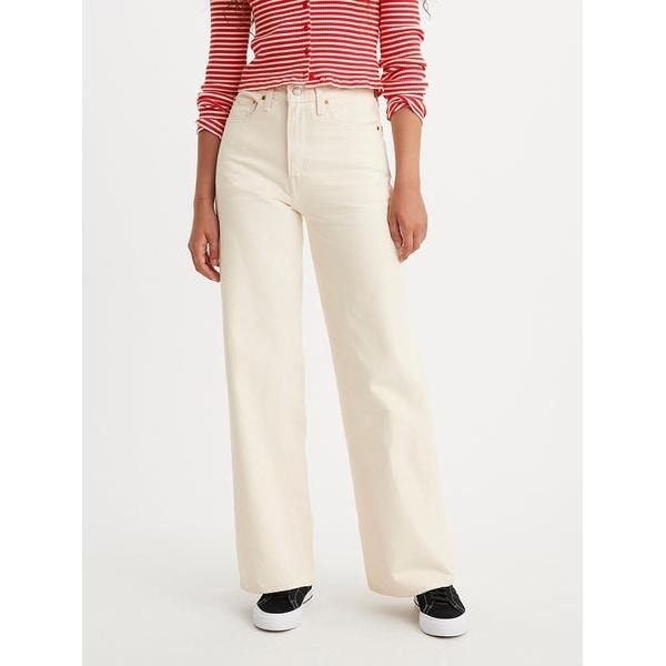 リーバイス（Levi’s）/RIBCAGE WIDE LEG ジーンズ ホワイト