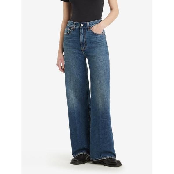 リーバイス（Levi’s）/RIBCAGE WIDE LEG ジーンズ ダークインディゴ