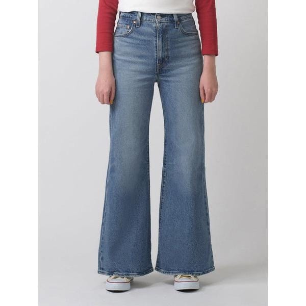 リーバイス（Levi’s）/RIBCAGE BELLS ジーンズ ミディアムインディゴ