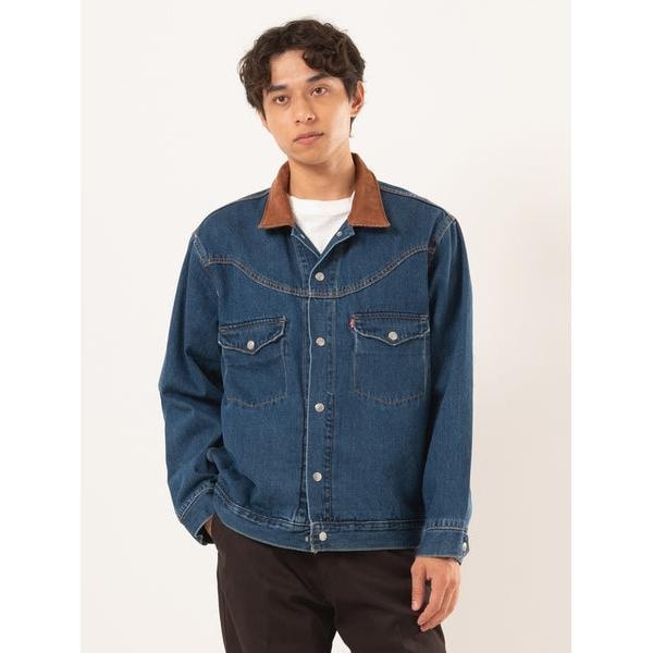 リーバイス（Levi’s）/ウエスタンショートホーン トラッカージャケット インディゴブルー