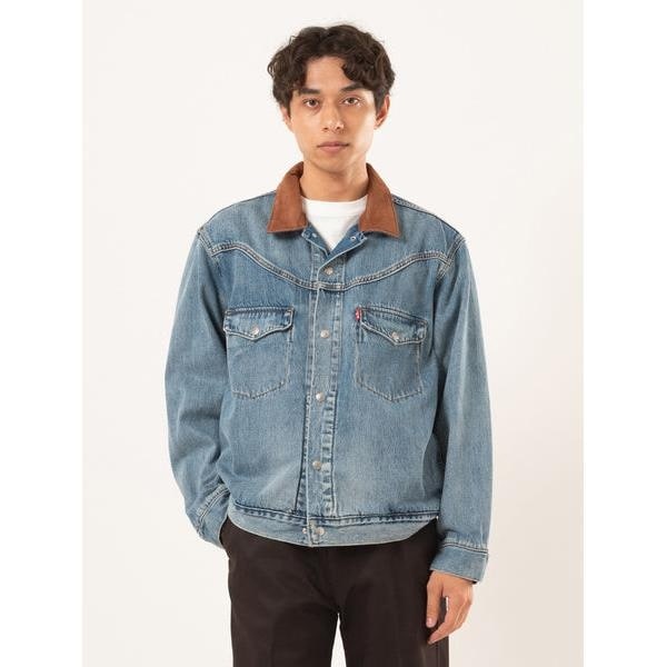 リーバイス（Levi’s）/ウエスタンショートホーン トラッカージャケット ミディアムインディゴ