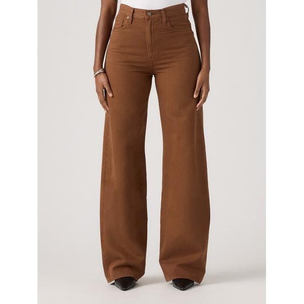 リーバイス（Levi’s）/RIBCAGE WIDE LEG ジーンズ ブラウン