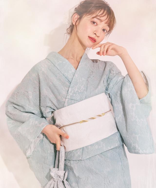 ミックスジェミニ（mix gemini）/総レース浴衣 帯 2点 セット