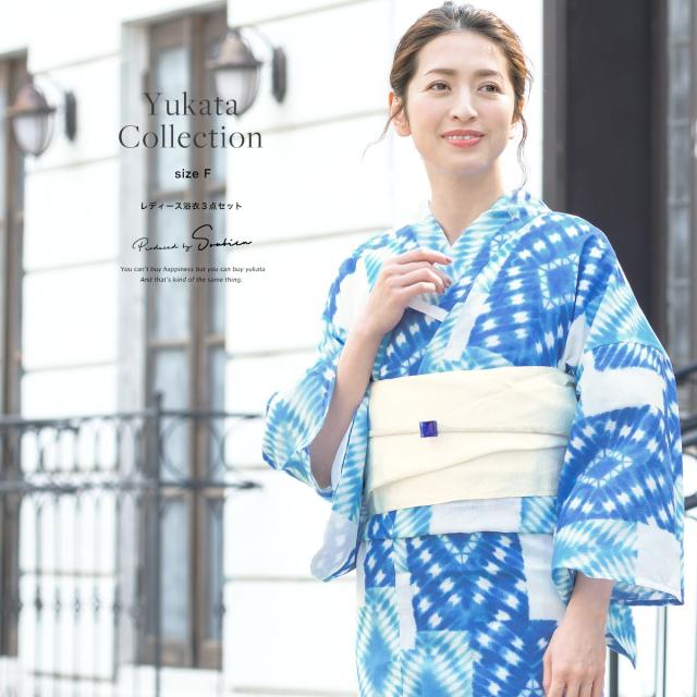 マクレ（Ma．cle’）/浴衣2点セット レディース （浴衣＋帯）