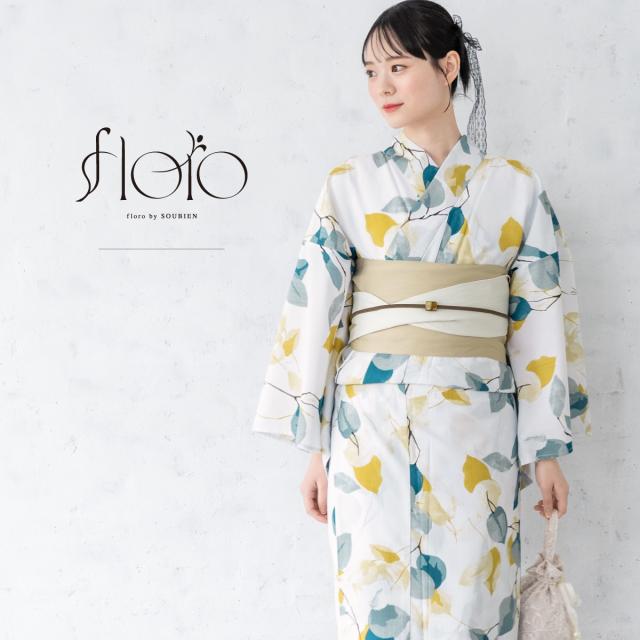 ソウビエン（SOUBIEN）/浴衣2点セット レディース （浴衣＋帯）