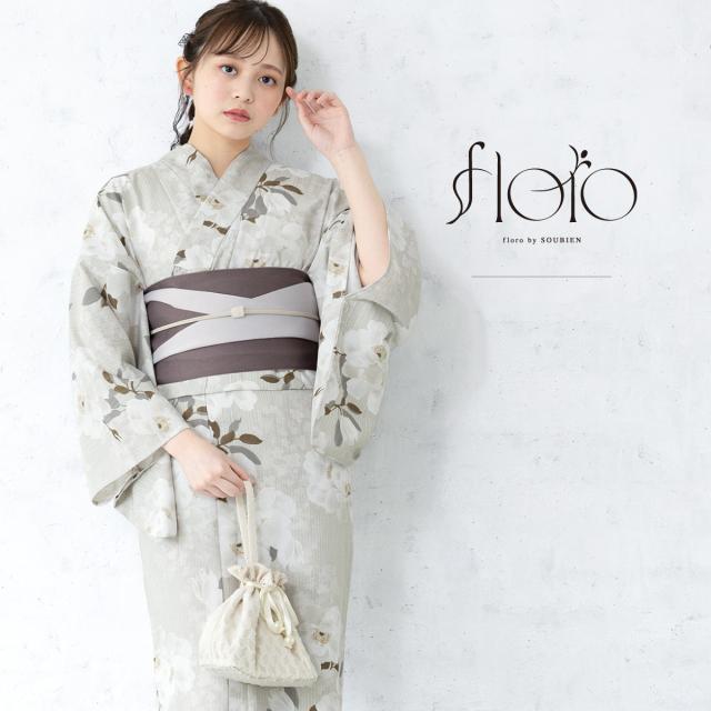 ソウビエン（SOUBIEN）/浴衣2点セット レディース （浴衣＋帯）