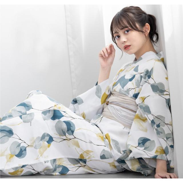 ソウビエン（SOUBIEN）/浴衣3点セット レディース  2way（上着＋スカート＋帯）