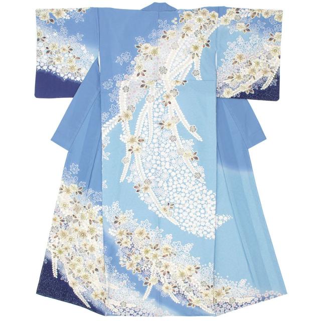 ソウビエン（SOUBIEN）/訪問着 単品 寒色系