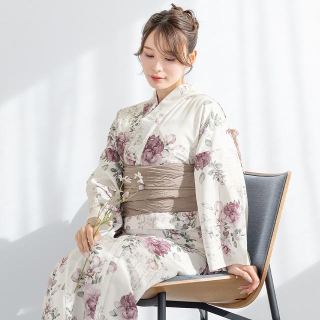 ソウビエン（SOUBIEN）/浴衣2点セット　レディース（浴衣＋帯）