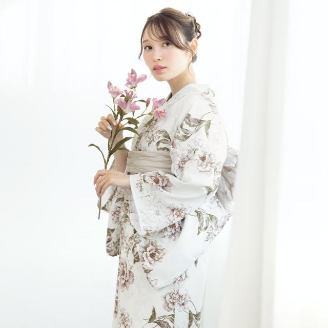 ソウビエン（SOUBIEN）/浴衣2点セット　レディース（浴衣＋帯）