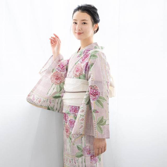 ソウビエン（SOUBIEN）/浴衣2点セット レディース （浴衣＋帯）