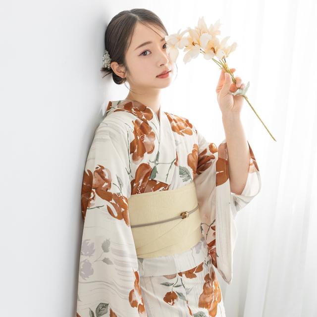 ソウビエン（SOUBIEN）/【新二部式】浴衣3点セット レディース（浴衣・帯・伊達締め）