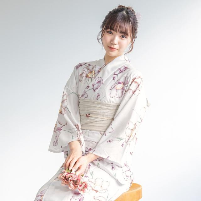 ソウビエン（SOUBIEN）/【新二部式】浴衣3点セット レディース（浴衣・帯・伊達締め）