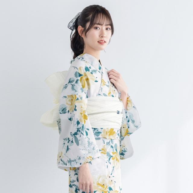 ソウビエン（SOUBIEN）/【新二部式】浴衣3点セット レディース（浴衣・帯・伊達締め）