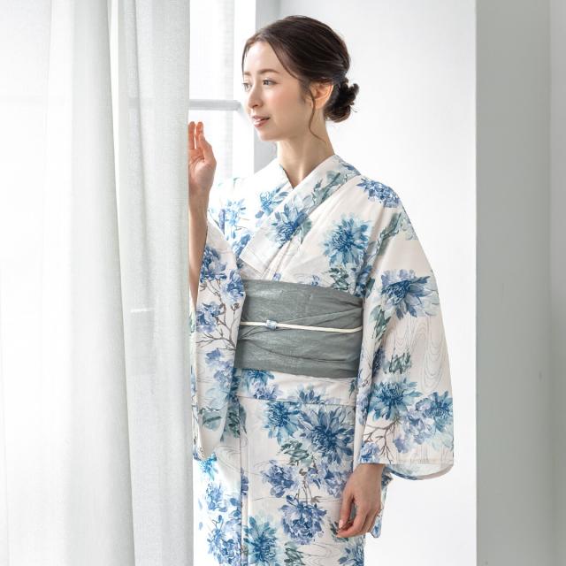 マクレ（Ma．cle’）/浴衣3点セット　レディース （上着＋巻スカート＋帯）