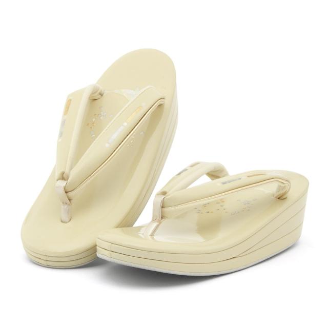 ソウビエン（SOUBIEN）/草履 単品 レディース 三枚芯 螺鈿 エナメル