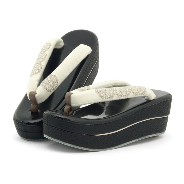 ソウビエン（SOUBIEN）/草履 単品 レディース 二枚芯 太鼻緒 厚底