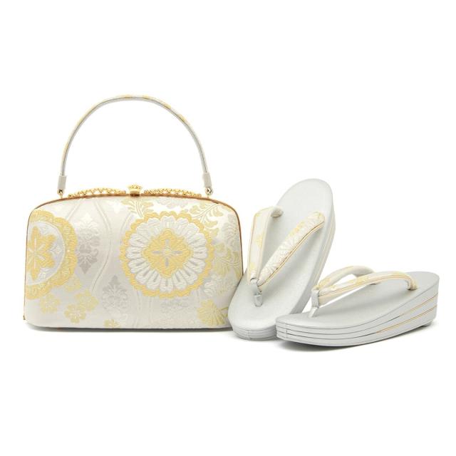 ソウビエン（SOUBIEN）/草履バッグセット レディース 礼装用 三枚芯