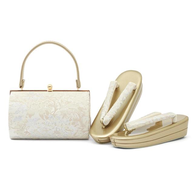 【NEW】ソウビエン（SOUBIEN）/草履バッグセット レディース 二枚芯 フリーサイズ