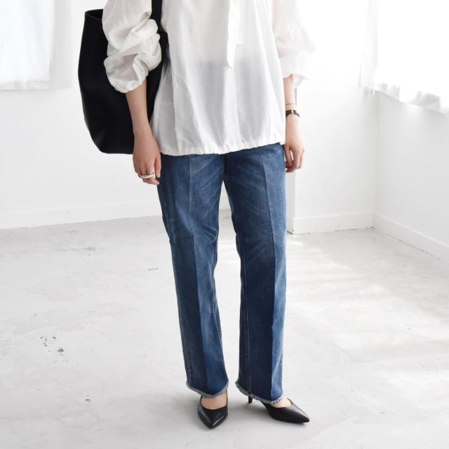 カランシエル（quaranciel）/quaranciel:〈洗濯機可能〉ハンサム テーパード デニム パンツ 2