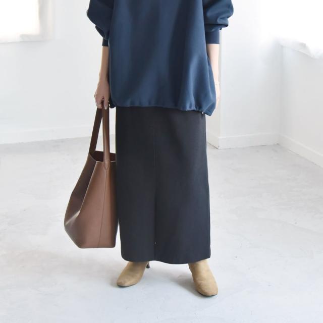 カランシエル（quaranciel）/quaranciel: エア ニードル ナロー タイト スカート（セットアップ対応）