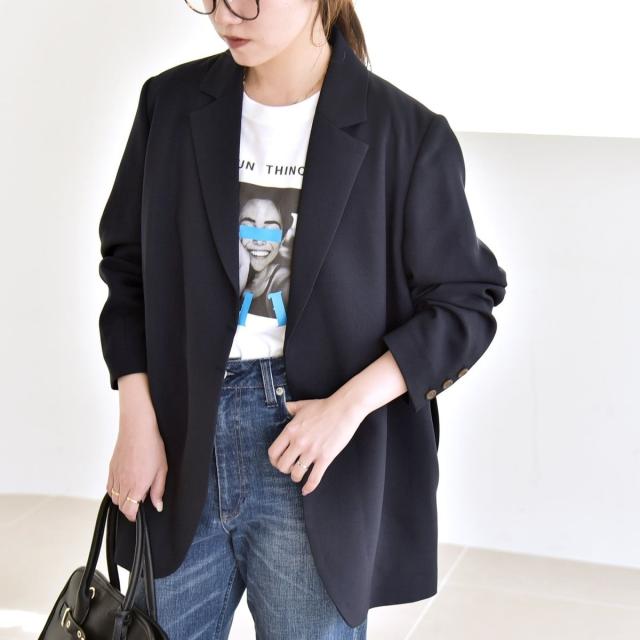 カランシエル（quaranciel）/quaranciel:〈洗濯機可能〉ダブルクロス ベルト デザイン 3way テーラード ジャケット