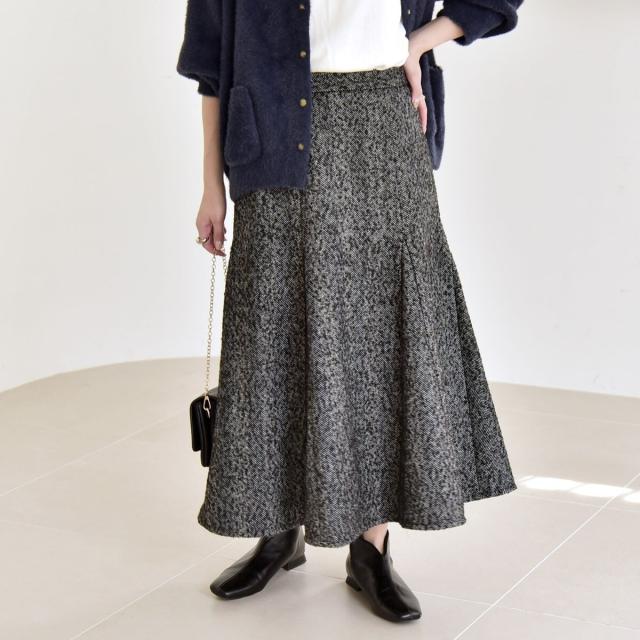 カランシエル（quaranciel）/quaranciel: ツイード フレア スカート