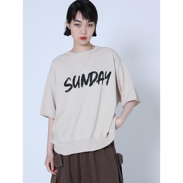 ラシュッド（LASUD）/フロントロゴサマーニット