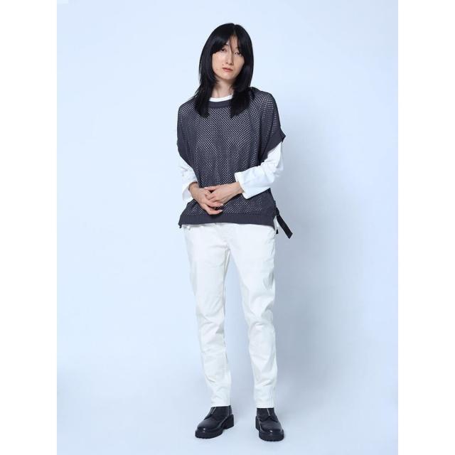 ラシュッド（LASUD）/ストレッチテーパードパンツ