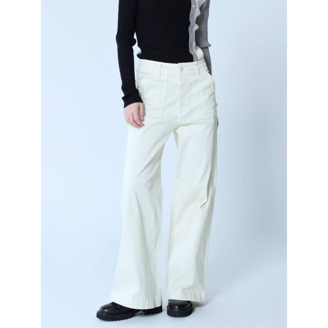 ラシュッド（LASUD）/ストレッチワイドパンツ