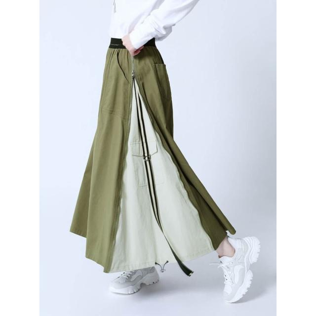 ラシュッド（LASUD）/ジップインラインスカート