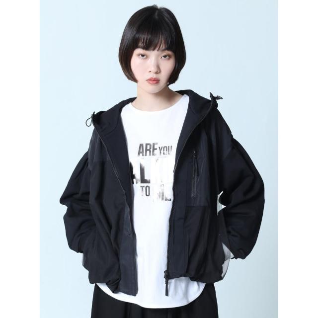 ラシュッド（LASUD）/チュールドッキングパーカー