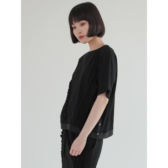 ラシュッド（LASUD）/フリルデザインカットソー