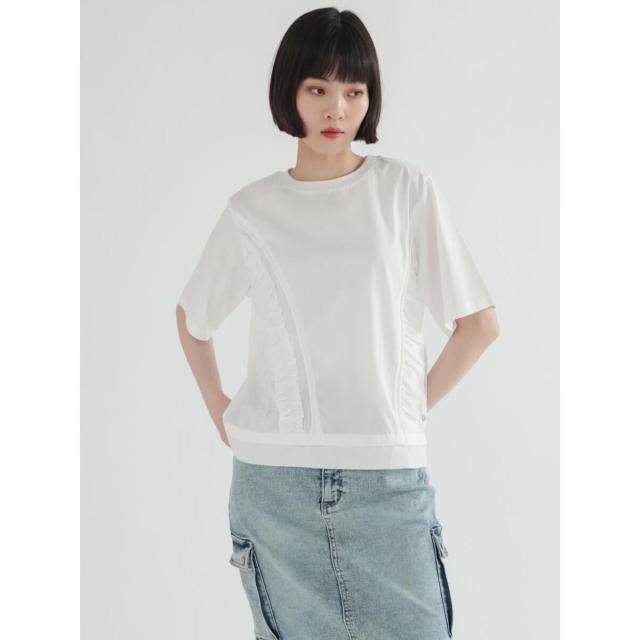 ラシュッド（LASUD）/フリルデザインカットソーの通販はau PAY