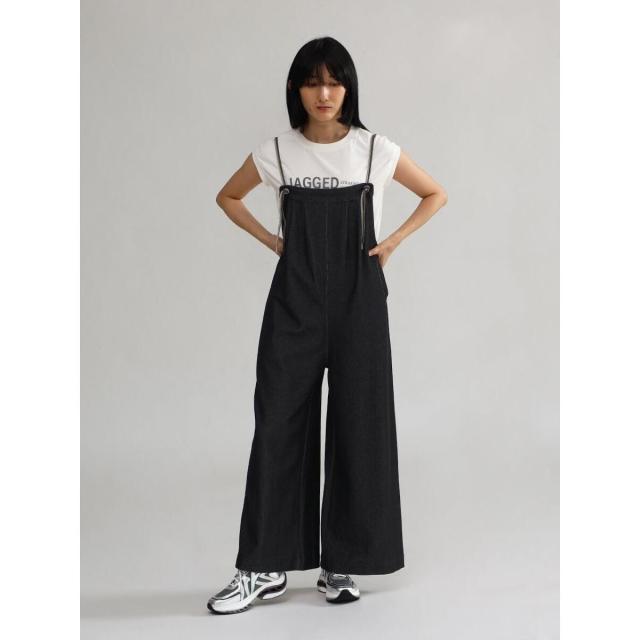 ラシュッド（LASUD）/フロントタックワイドサロペット