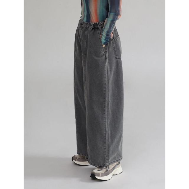 ラシュッド（LASUD）/ヴィンテージウォッシュワイドデニム