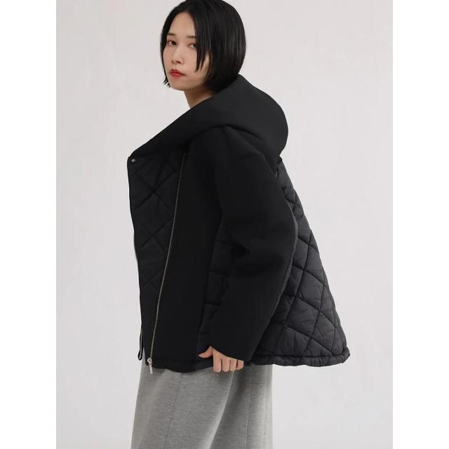 ラシュッド（LASUD）/ジップキルティングブルゾン